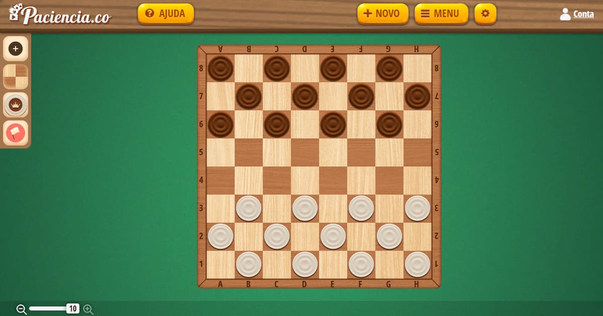 Damas - Jogar Online Grátis | Paciencia.co